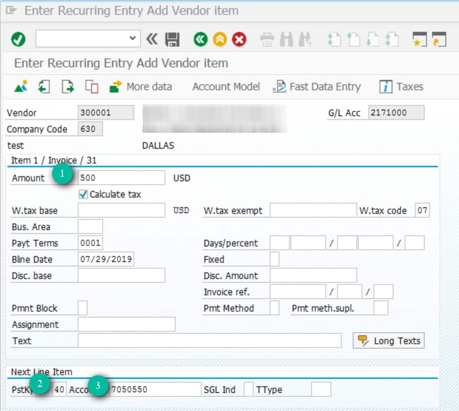 How To Create Configure And Delete Recurring Entry Documents In SAP
